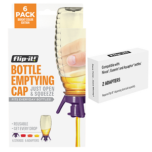 Flip It Cap Bottle Emptying Kits